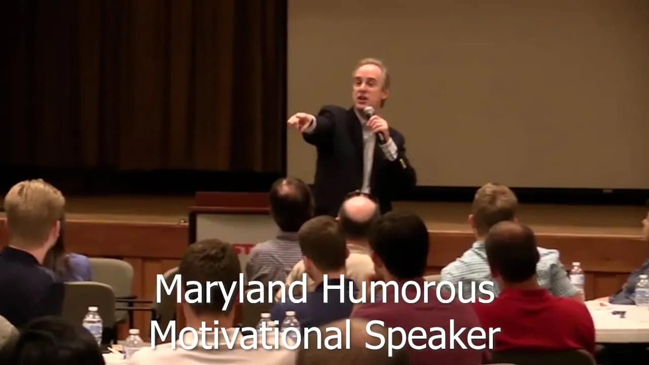 Funny motivational speaker in Maryland - Charles Marshall