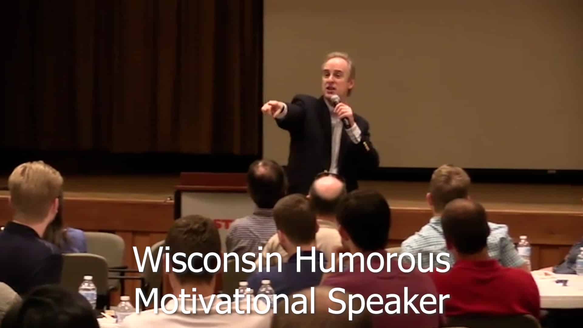 Funny motivational speaker in Wisconsin - Charles Marshall